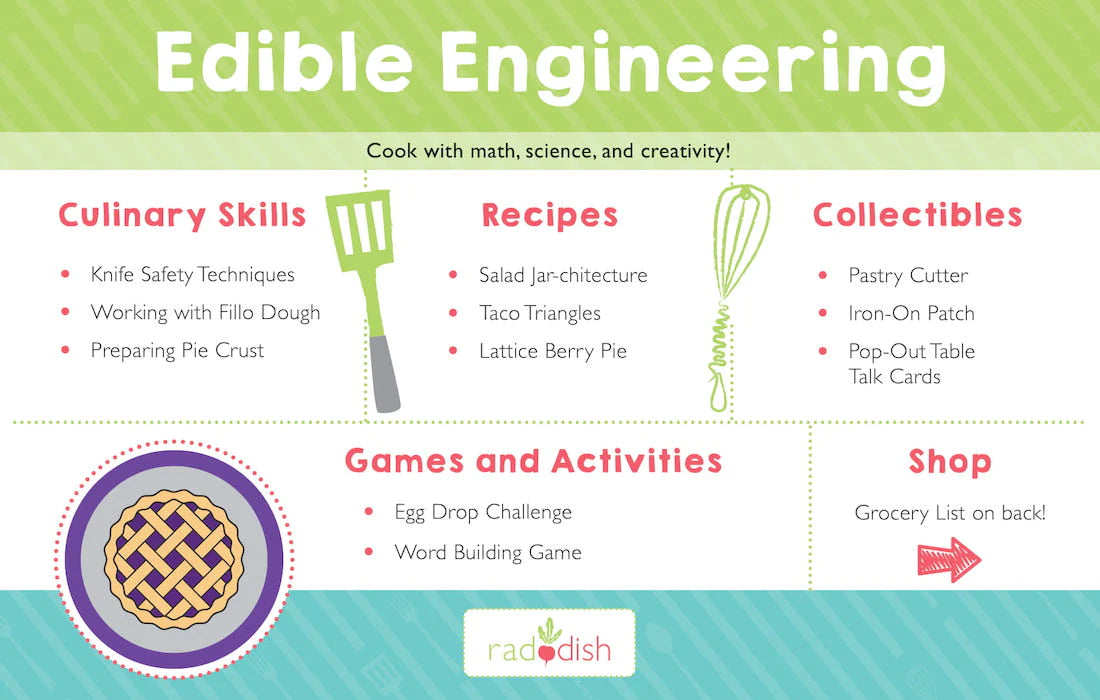 Edible Engineering Cooking Kit (+1 Sibling Bundle) – Raddish Kids